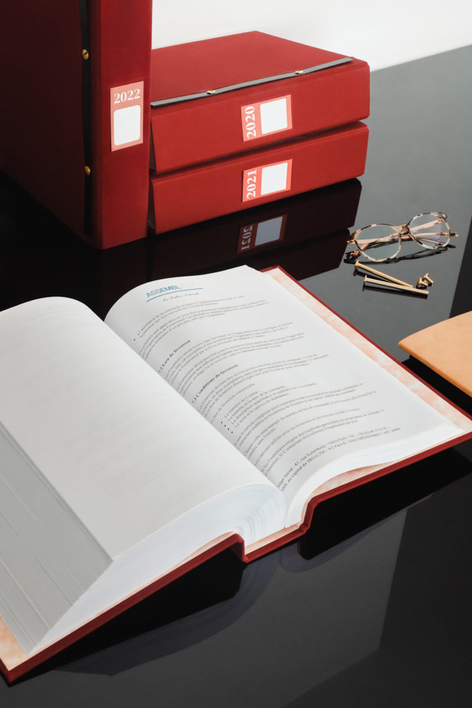 ReliACT®, la reliure de vos actes - Rouge | Assemblact